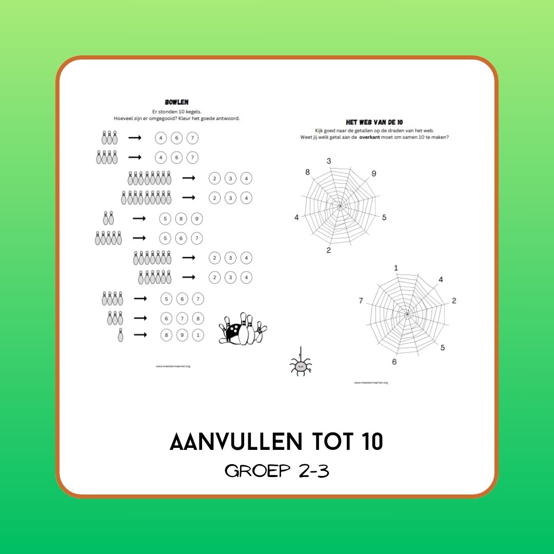 Automatiseren en herhalen. – Meester Maarten lesmateriaal voor het ...