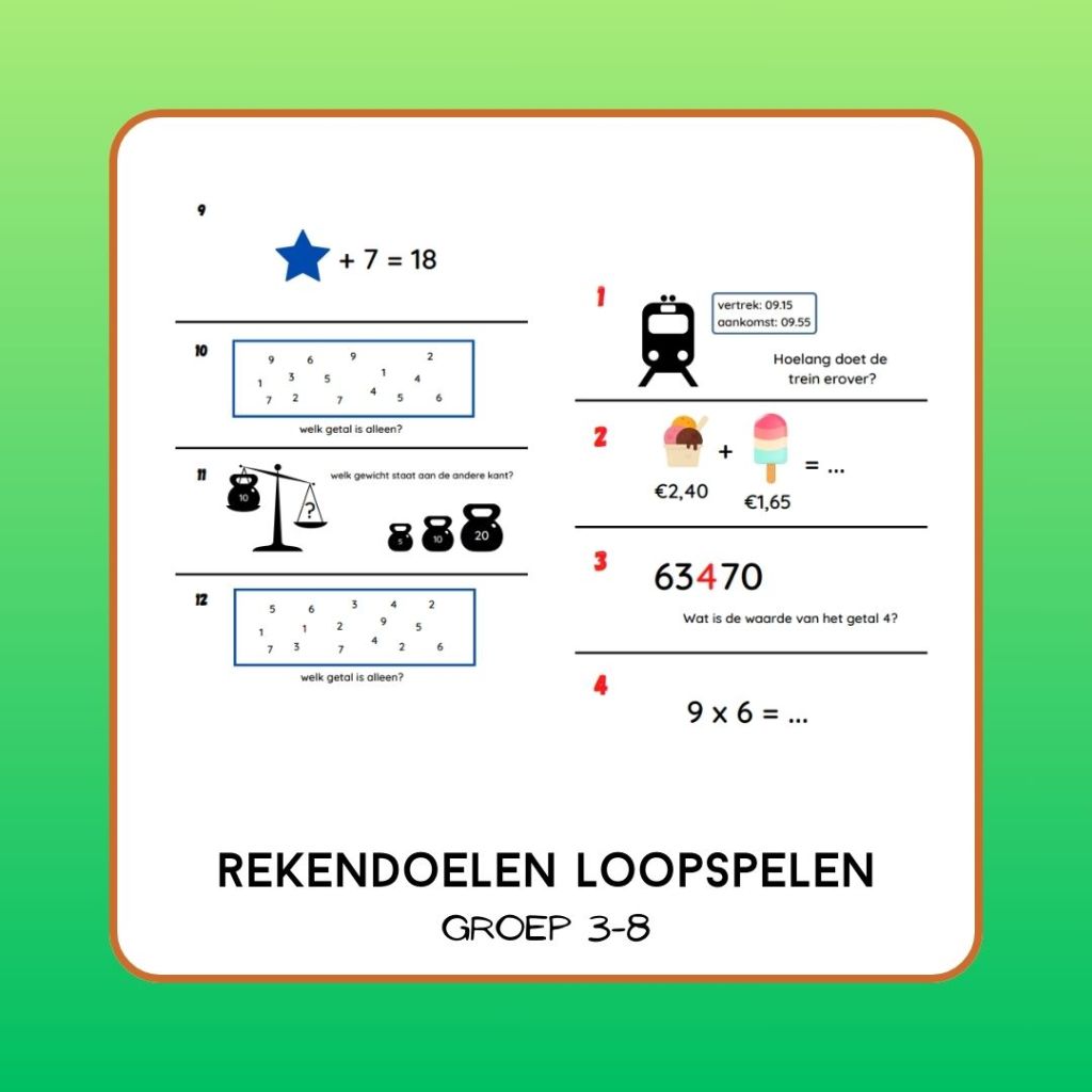 Automatiseren en herhalen. – Meester Maarten lesmateriaal voor het ...